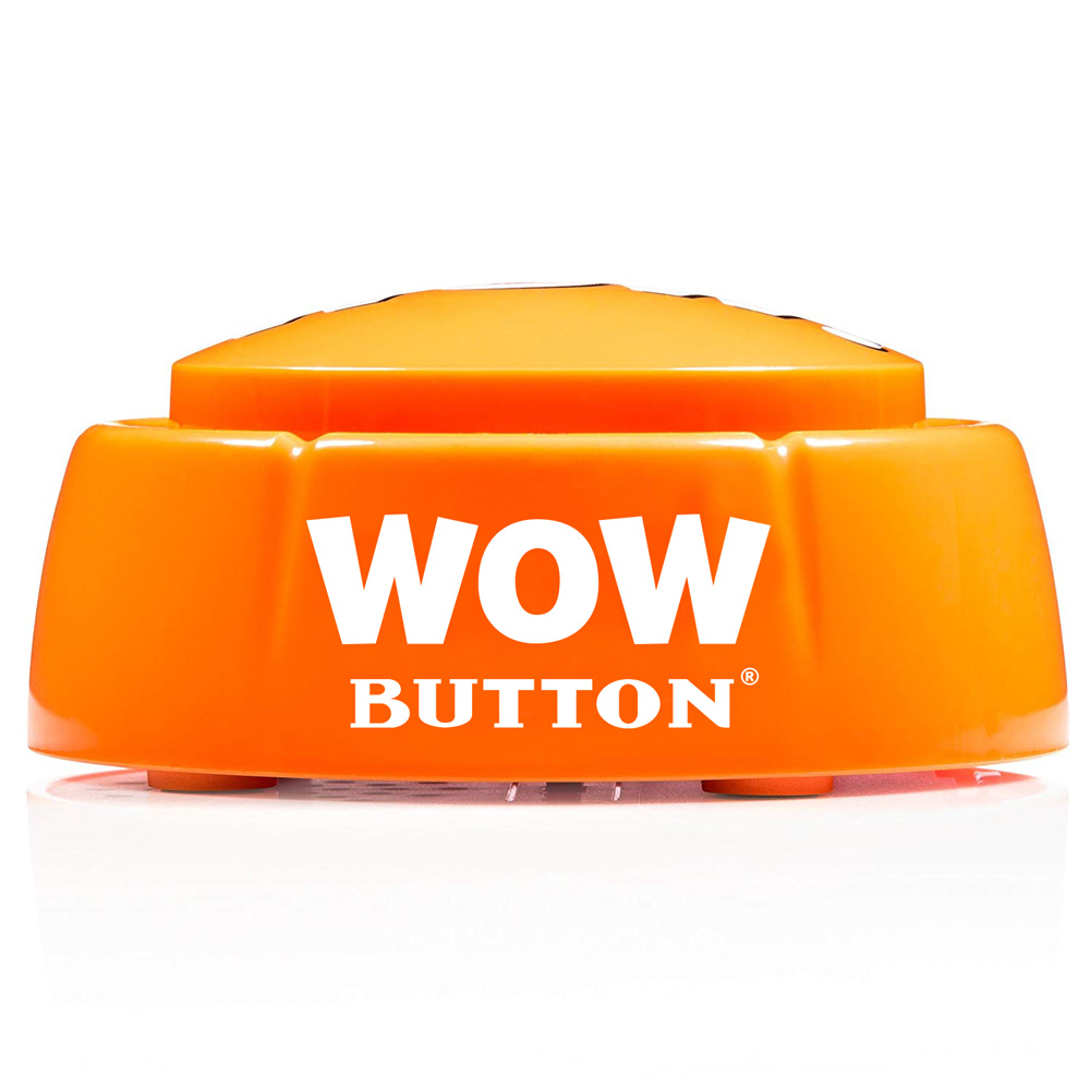 WOW Button - Pressing This Button is a Blast! Brighten up Your Desk Space!