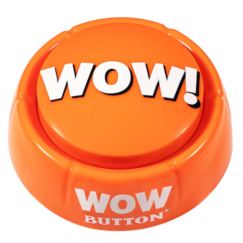 WOW Button - Pressing This Button is a Blast! Brighten up Your Desk Space!